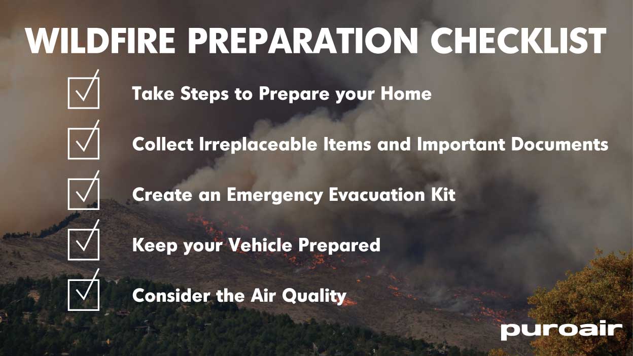 Wildfire Preparation Checklist to Keep Your Family Safe – PuroAir